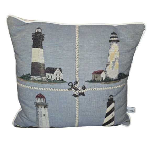 Riverdale | Accents | Riverdale Lighthouse Throw Pillow Coastal ...